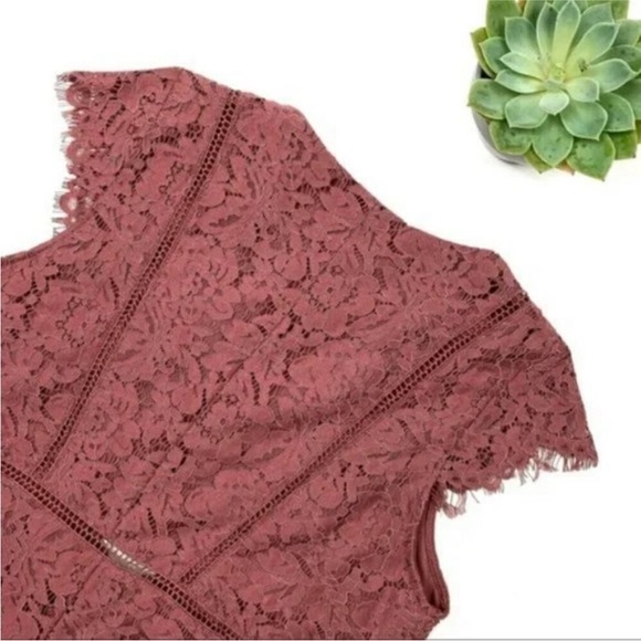Tobi | Dresses | Nwt Tobi Womens Lace Dress In Dusty Rose | Poshmark